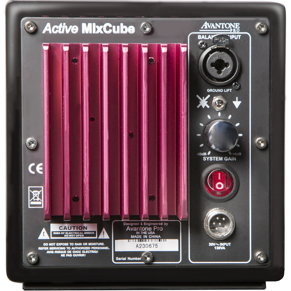 Avantone Pro MixCube Active Black Single - The Disc DJ Store